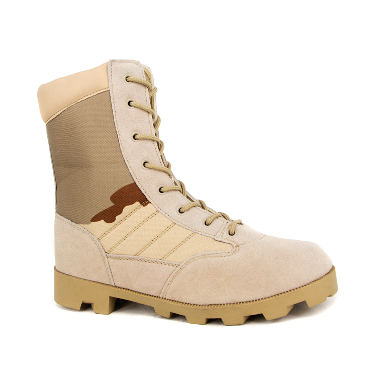 Suede split leather panama rubber sole army tactical desert boots 7272 ...